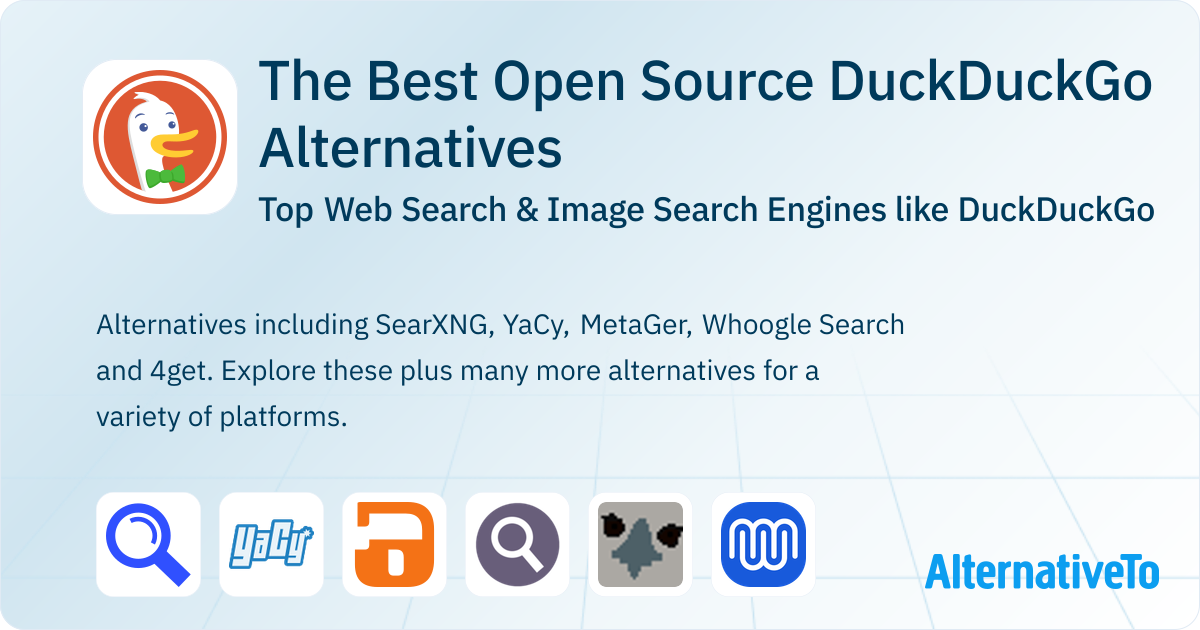 Open Source DuckDuckGo Alternatives: Top 12 Web Search Engines ...