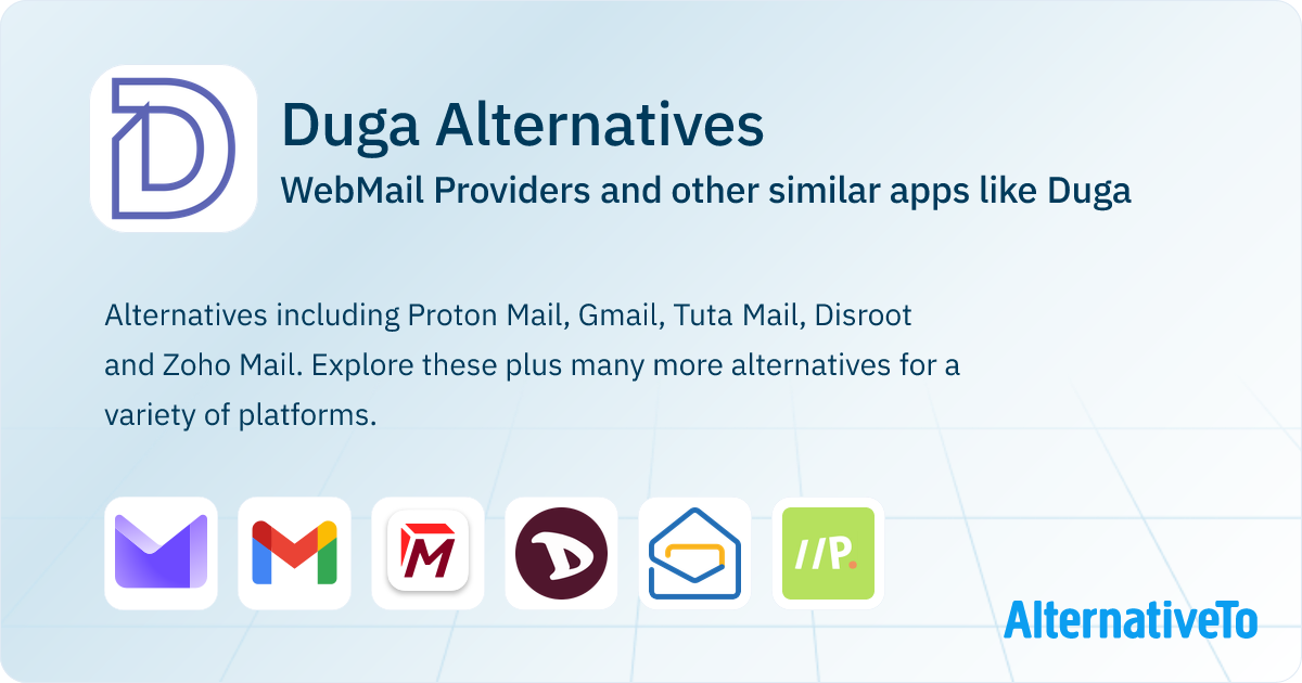 Duga Alternatives: WebMail Providers & Similar Websites - Page 4 ...