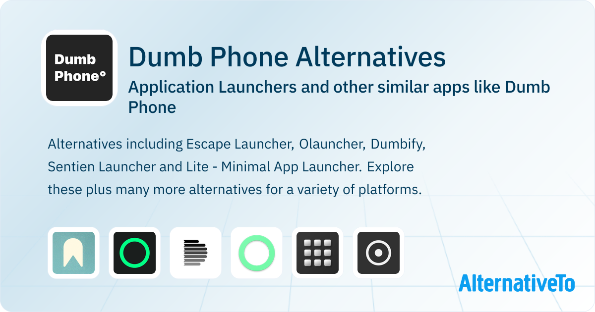 Dumb Phone Alternatives: Top 17 Application Launchers & Similar Apps ...