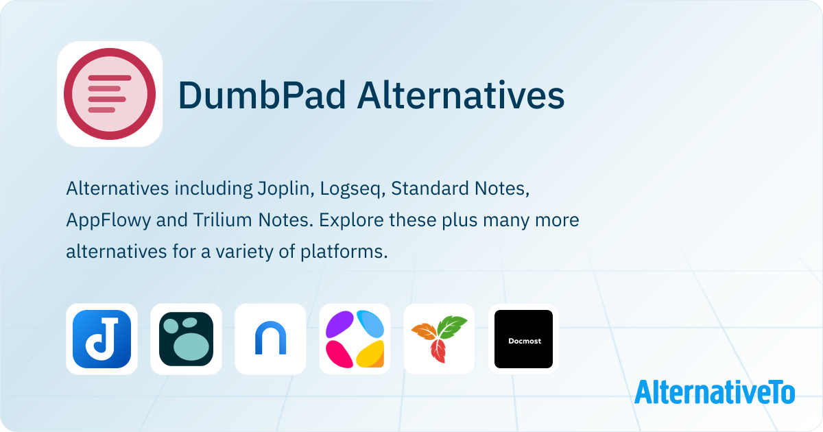 DumbPad Alternatives - Explore Similar Sites & Apps | AlternativeTo