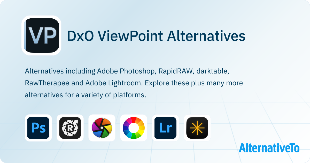 DxO ViewPoint Alternatives - Explore Similar Software | AlternativeTo
