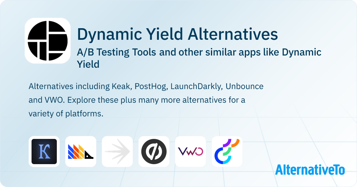 Dynamic Yield Alternatives: Top 12 A/B Testing Tools & Similar Apps ...