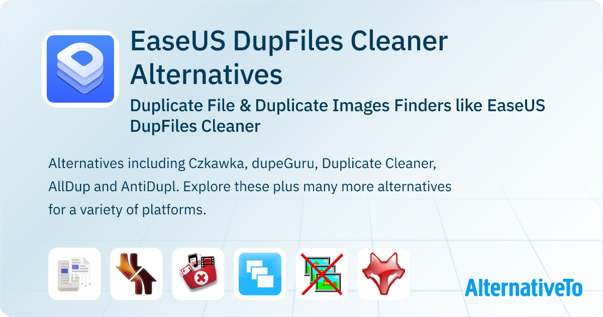 EaseUS DupFiles Cleaner Alternatives: Top 12 Duplicate File Finders ...