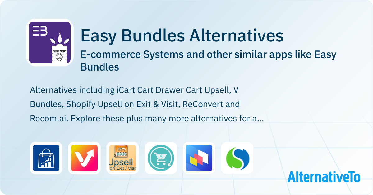 Easy Bundles Alternatives: Top 4 E-commerce Systems & Similar Apps ...