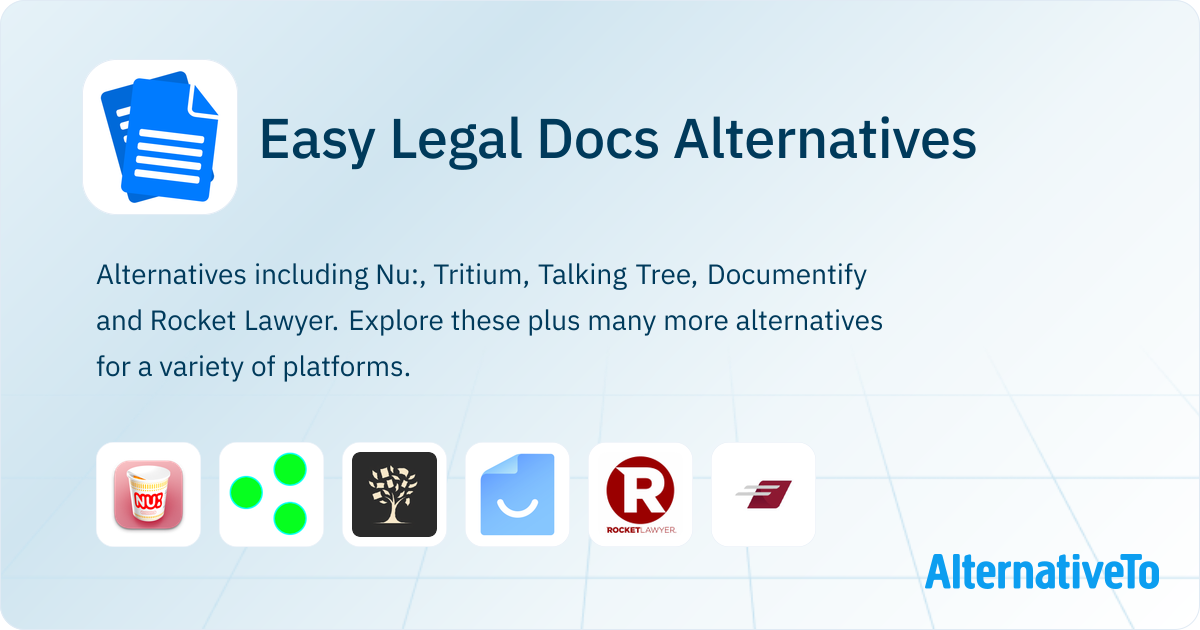 Easy Legal Docs Alternatives - Explore Similar Sites & Apps | AlternativeTo