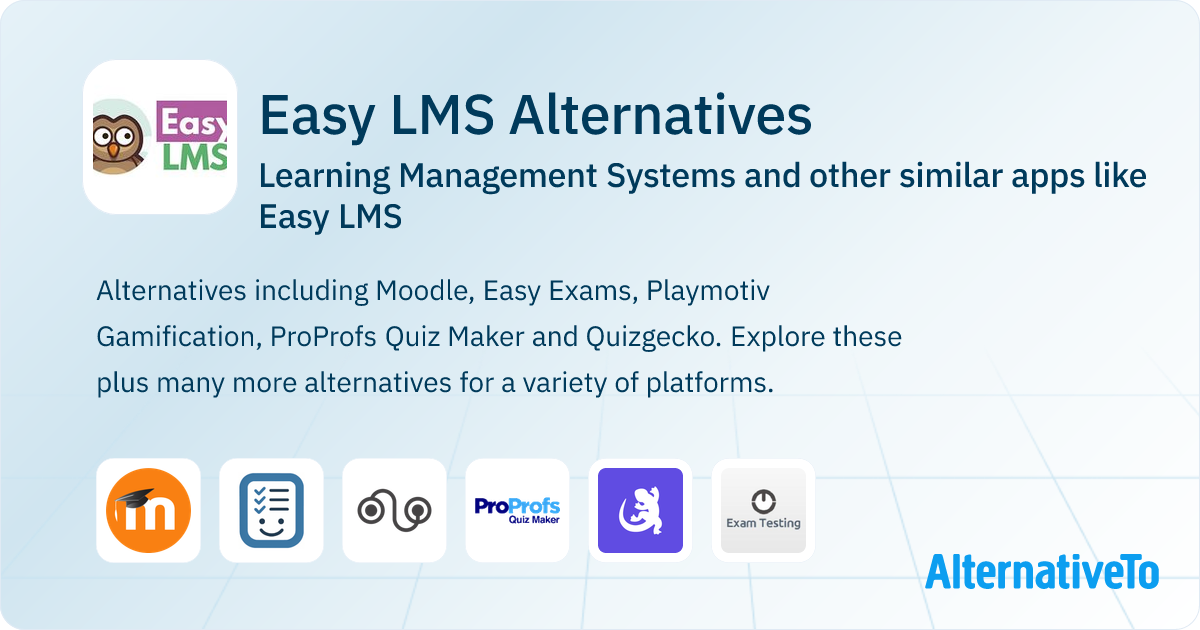 Easy LMS Alternatives: Top 12 Learning Management Systems & Similar ...
