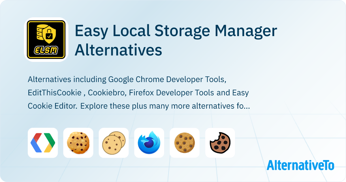 Easy Local Storage Manager Alternatives - Explore Similar Extensions ...