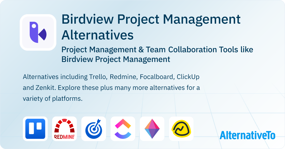Birdview Project Management Alternatives: Top 12 Project Management ...