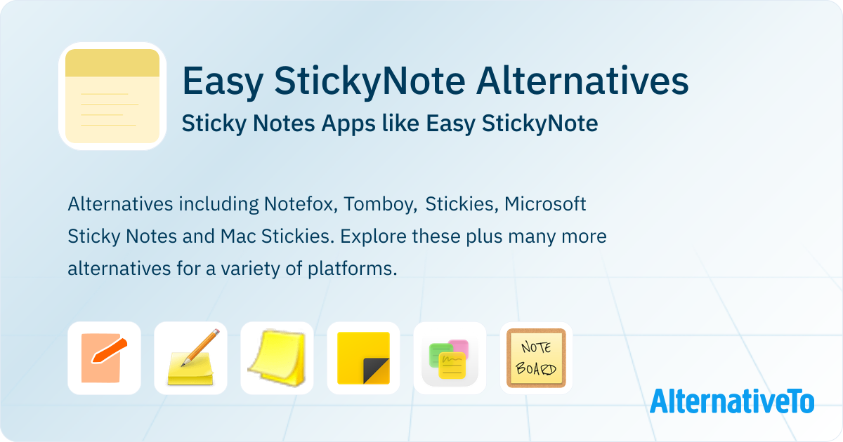 Easy StickyNote Alternatives: Top 12 Sticky Notes & Similar Apps ...