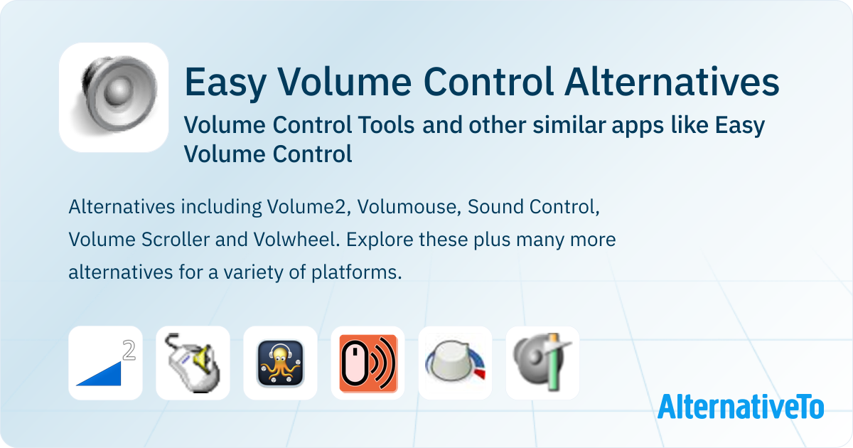 Easy Volume Control Alternatives: Top 8 Volume Control Tools & Similar ...