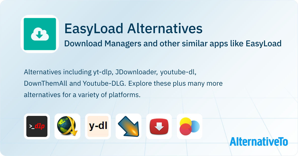 EasyLoad Alternatives: Top 12 Download Managers & Similar Websites ...