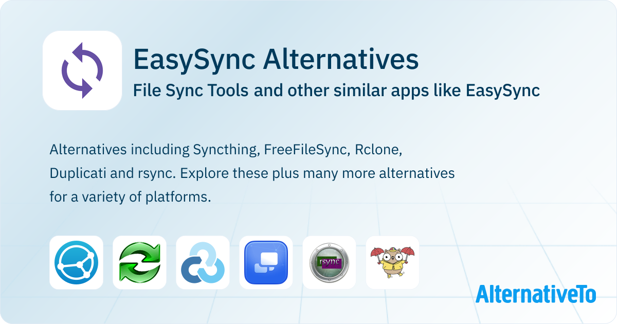 EasySync Alternatives: Top 12 File Sync Tools & Similar Apps ...