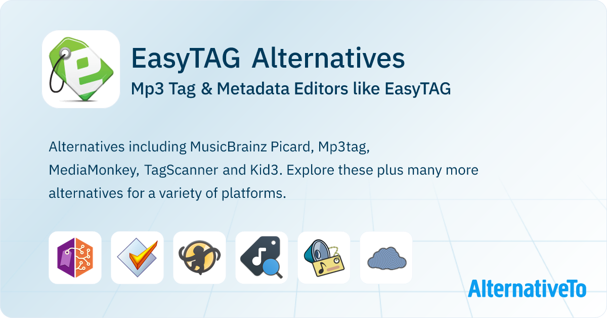 EasyTAG Alternatives: Top 12 Mp3 Tag & Metadata Editors | AlternativeTo