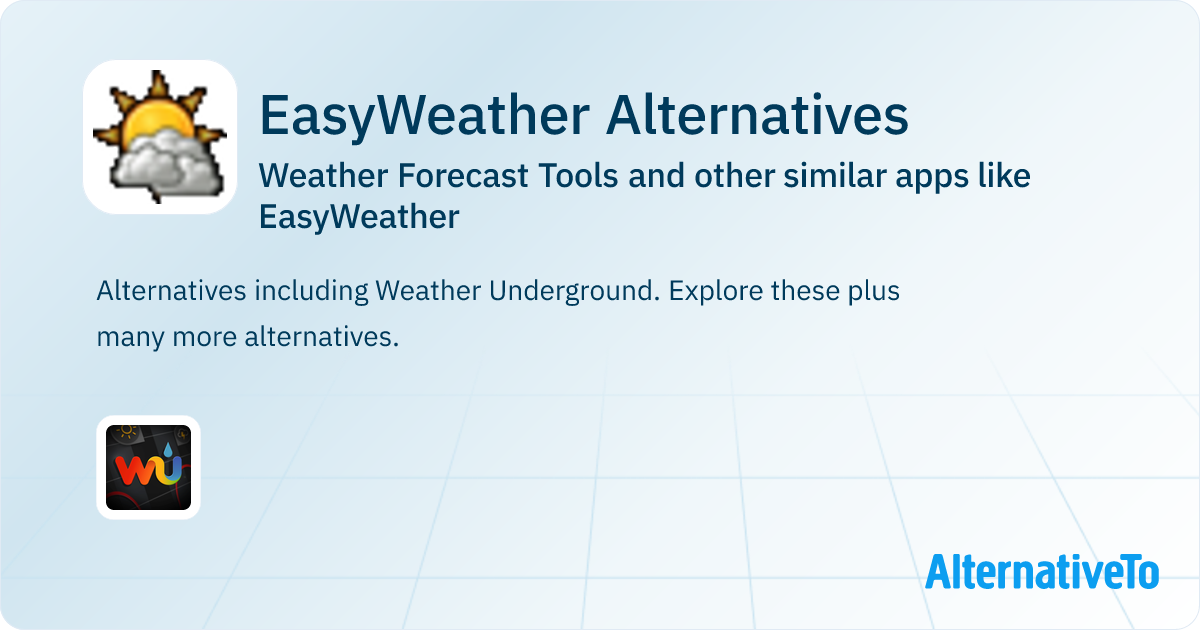 EasyWeather Alternatives: Top 1 Weather Forecast Tools & Similar Apps ...
