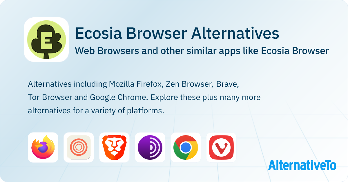 Ecosia Browser Alternatives: Top 12 Web Browsers & Similar Apps ...
