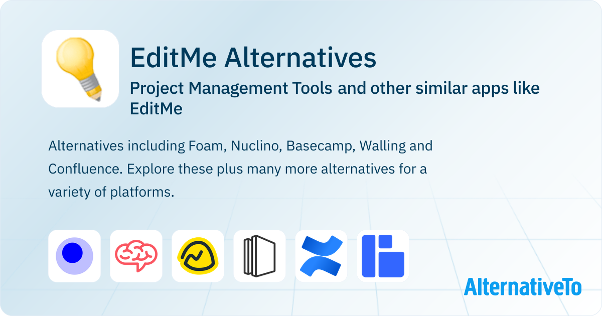 EditMe Alternatives: Top 12 Project Management Tools & Similar Websites ...