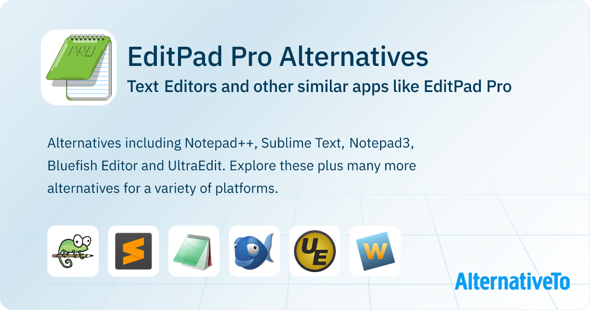 EditPad Pro Alternatives: Top 12 Text Editors & Similar Apps ...