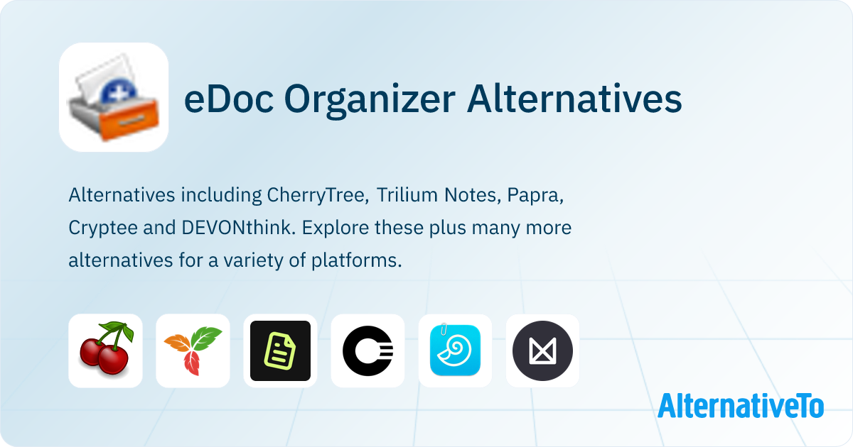 eDoc Organizer Alternatives - Explore Similar Software | AlternativeTo