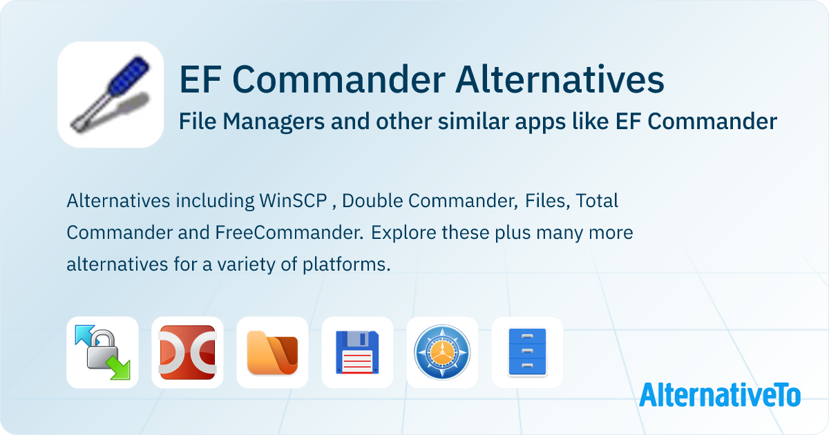 EF Commander Alternatives: Top 12 File Managers & Similar Apps ...