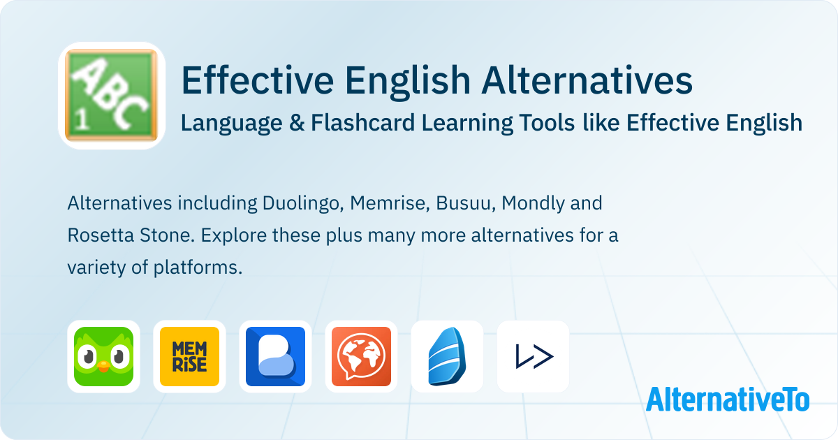 Effective English Alternatives: Top 12 Language Learning Tools ...