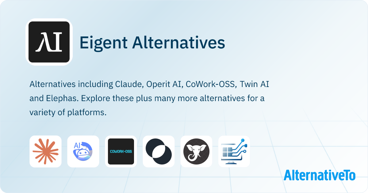Eigent Alternatives: Top 7 Workflow Automation Tools & Similar Apps | AlternativeTo