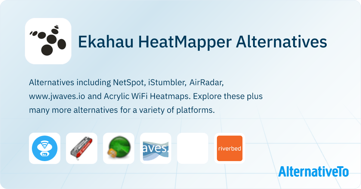 Ekahau HeatMapper Alternatives - Explore Similar Software | AlternativeTo