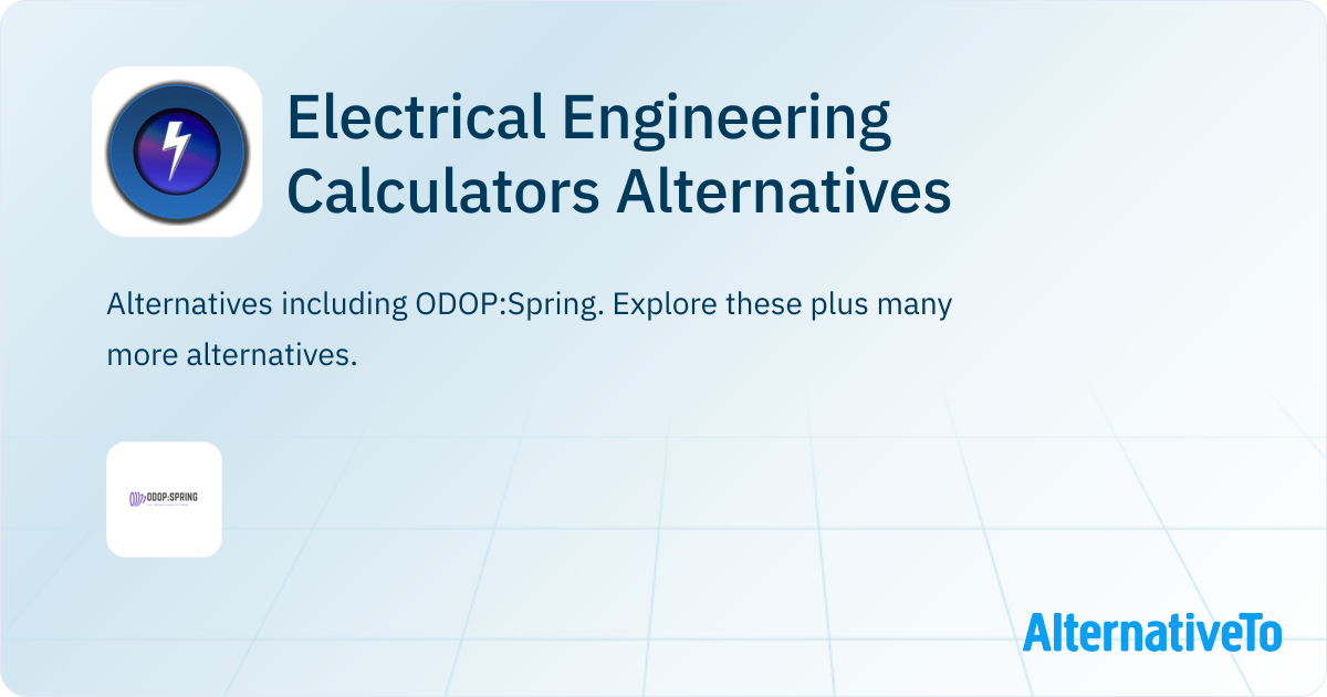 Electrical Engineering Calculators Alternatives - Explore Similar ...