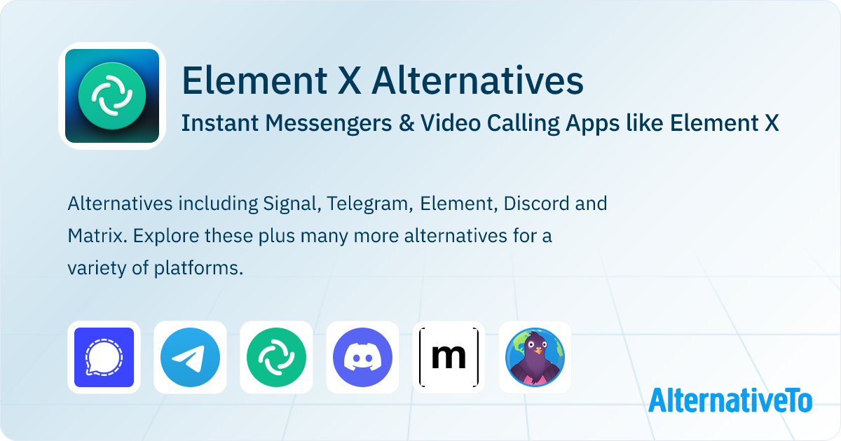 Element X Alternatives: Top 12 Instant Messengers | AlternativeTo