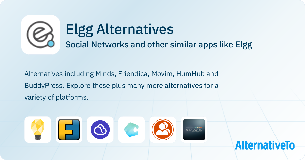 Elgg Alternatives: Top 12 Social Networks & Similar Apps | AlternativeTo