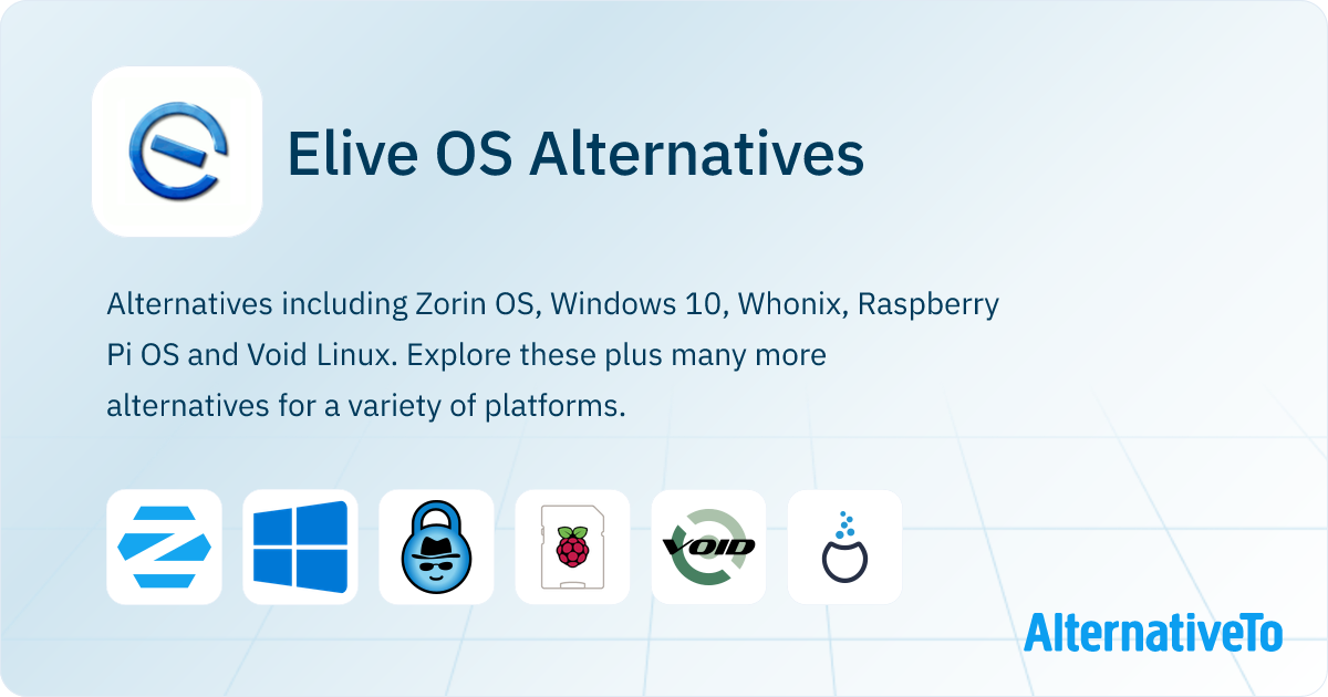 Elive OS Alternatives - Explore Similar Software | AlternativeTo