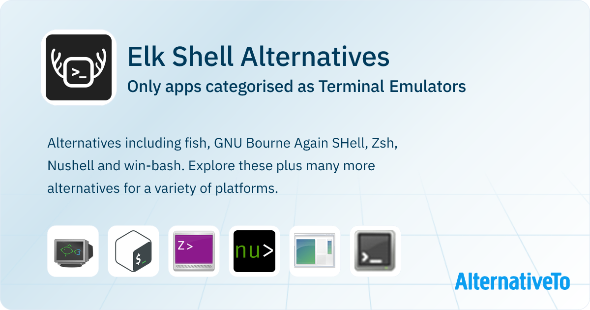 Elk Shell Alternatives: Top 10 Terminal Emulators | AlternativeTo