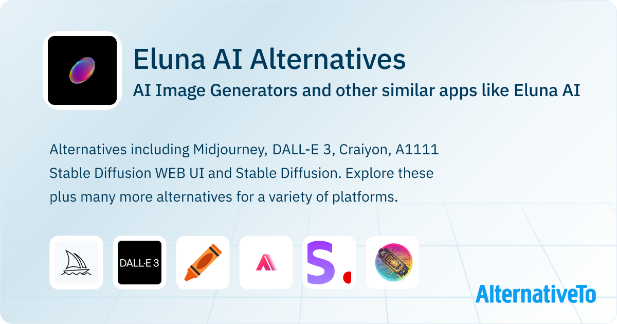 Eluna AI Alternatives: Top 12 AI Image Generators & Similar Apps ...