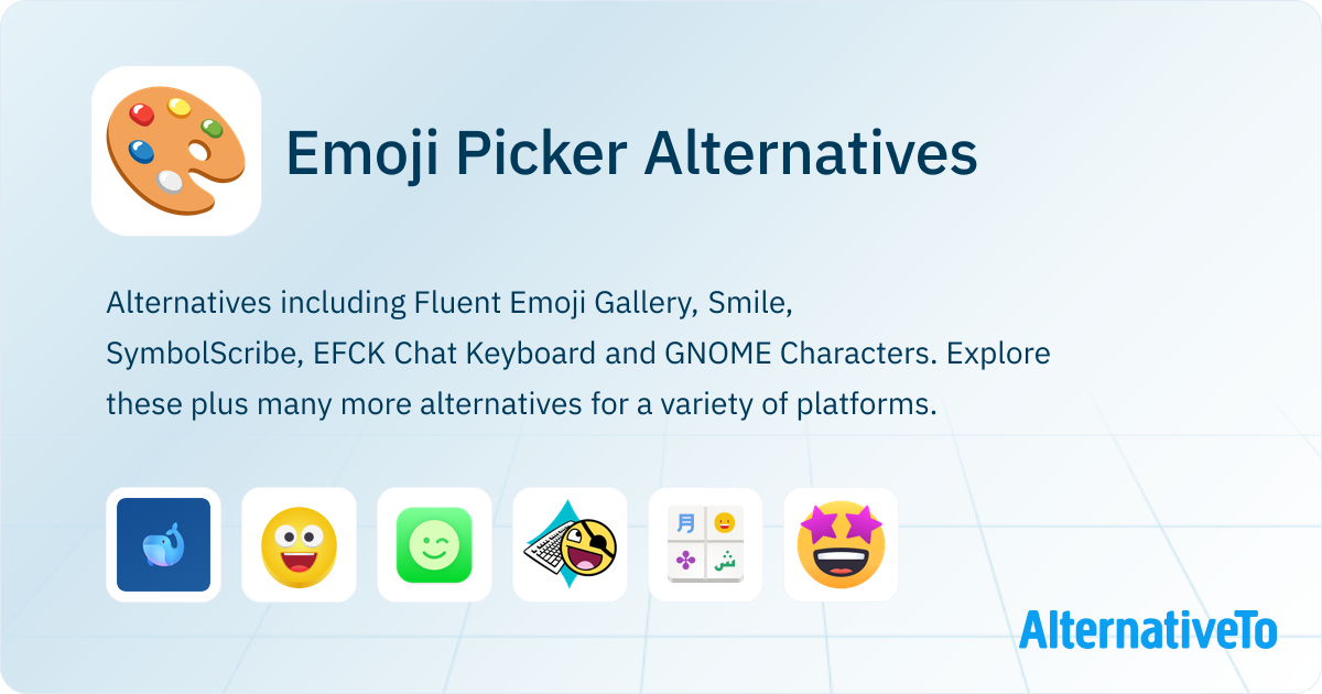 Emoji Picker Alternatives - Explore Similar Software | AlternativeTo