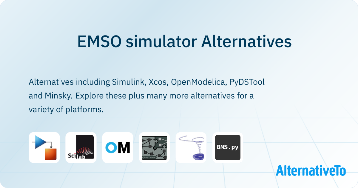 EMSO simulator Alternatives - Explore Similar Software | AlternativeTo