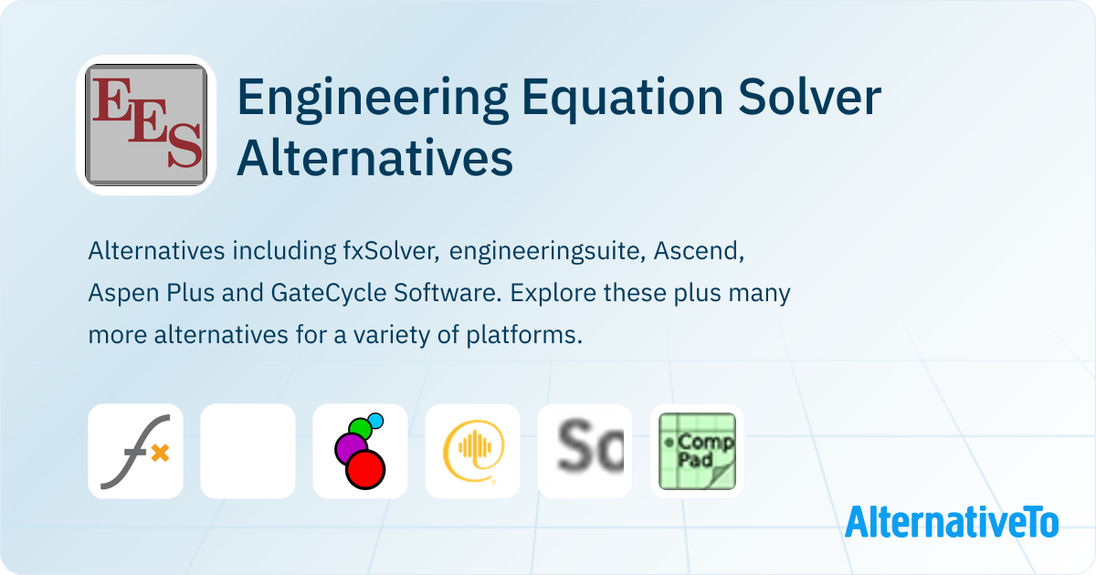Engineering Equation Solver Alternatives - Explore Similar Software ...