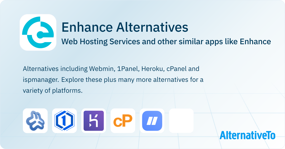 Enhance Alternatives: Top 12 Web Hosting Services & Similar Websites ...