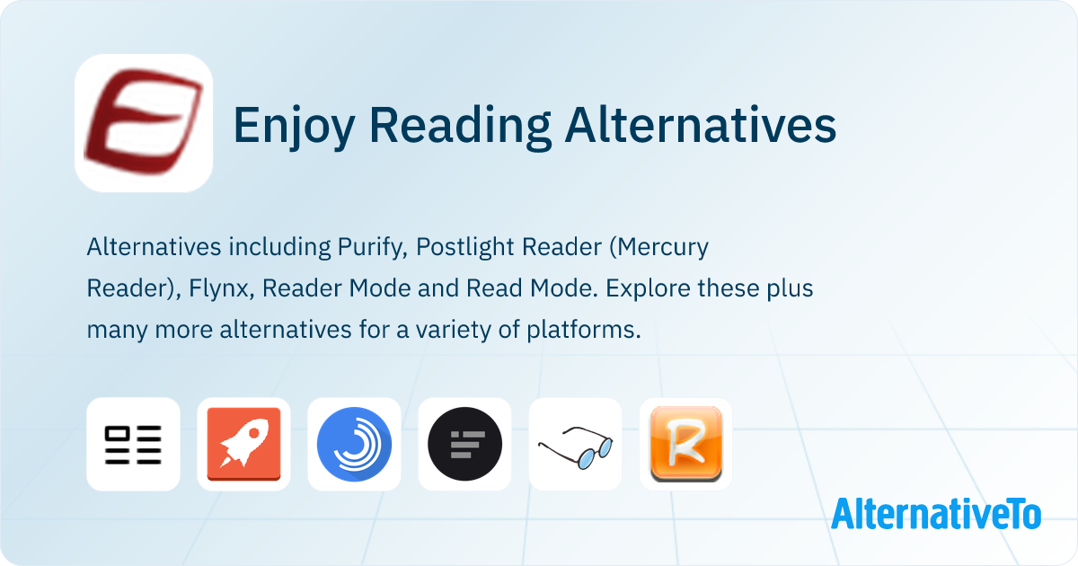 Enjoy Reading Alternatives - Explore Similar Apps | AlternativeTo