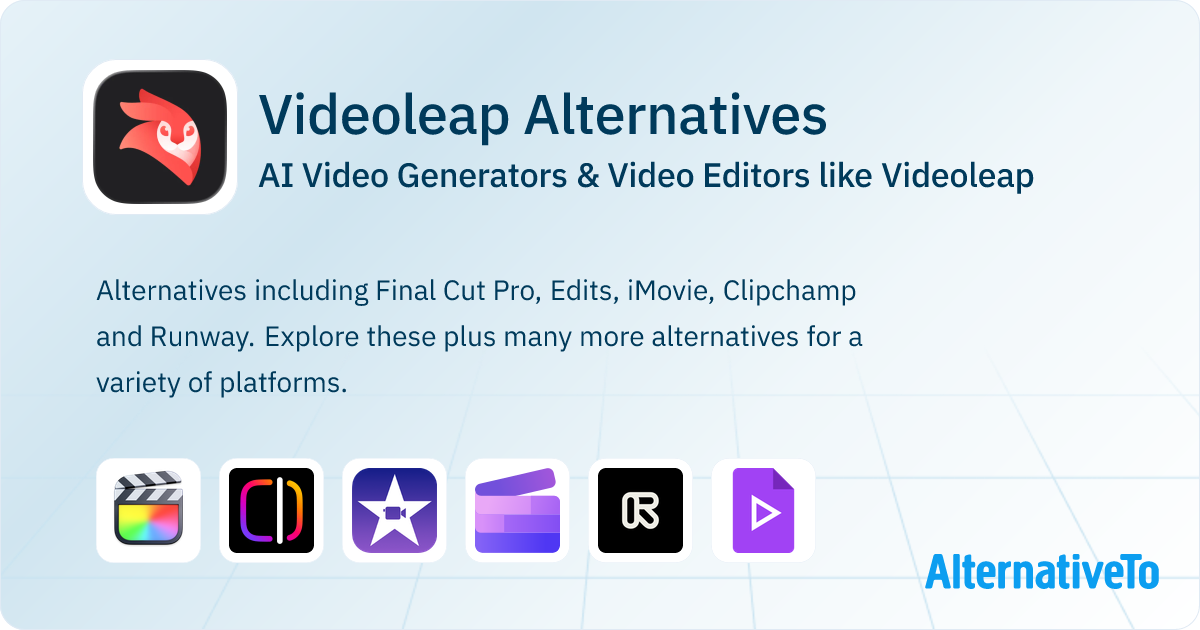 Videoleap Alternatives: Top 24 AI Video Generators | AlternativeTo