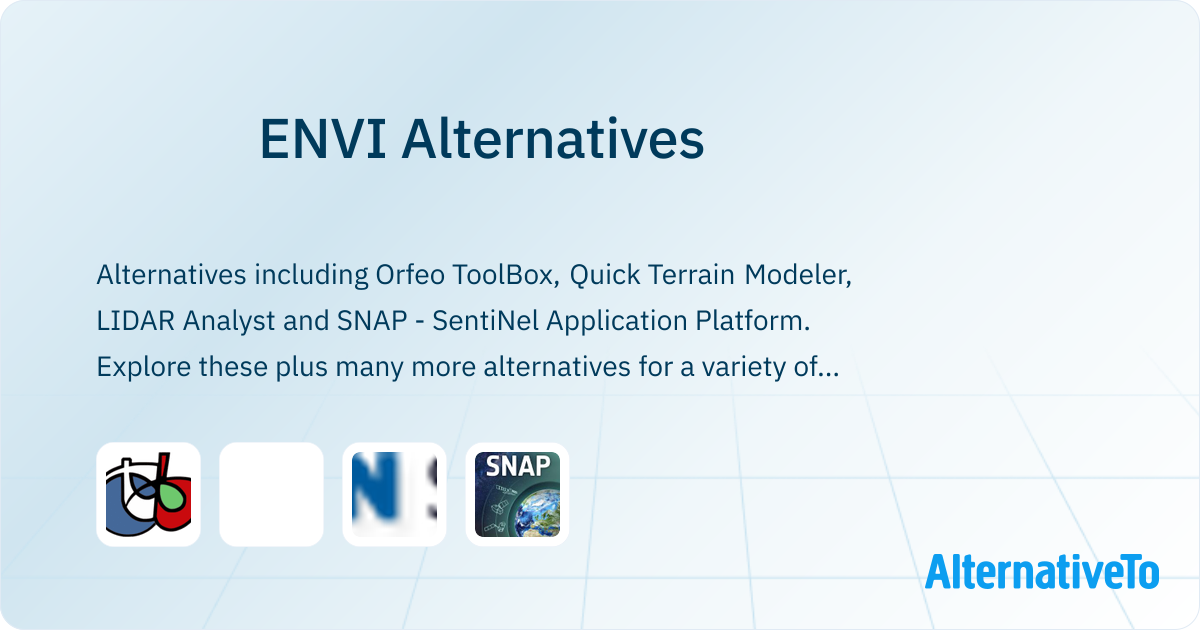 ENVI Alternatives - Explore Similar Software | AlternativeTo