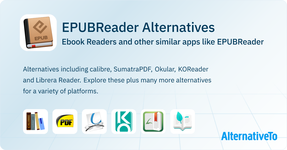 EPUBReader Alternatives: Top 12 Ebook Readers & Similar Apps ...