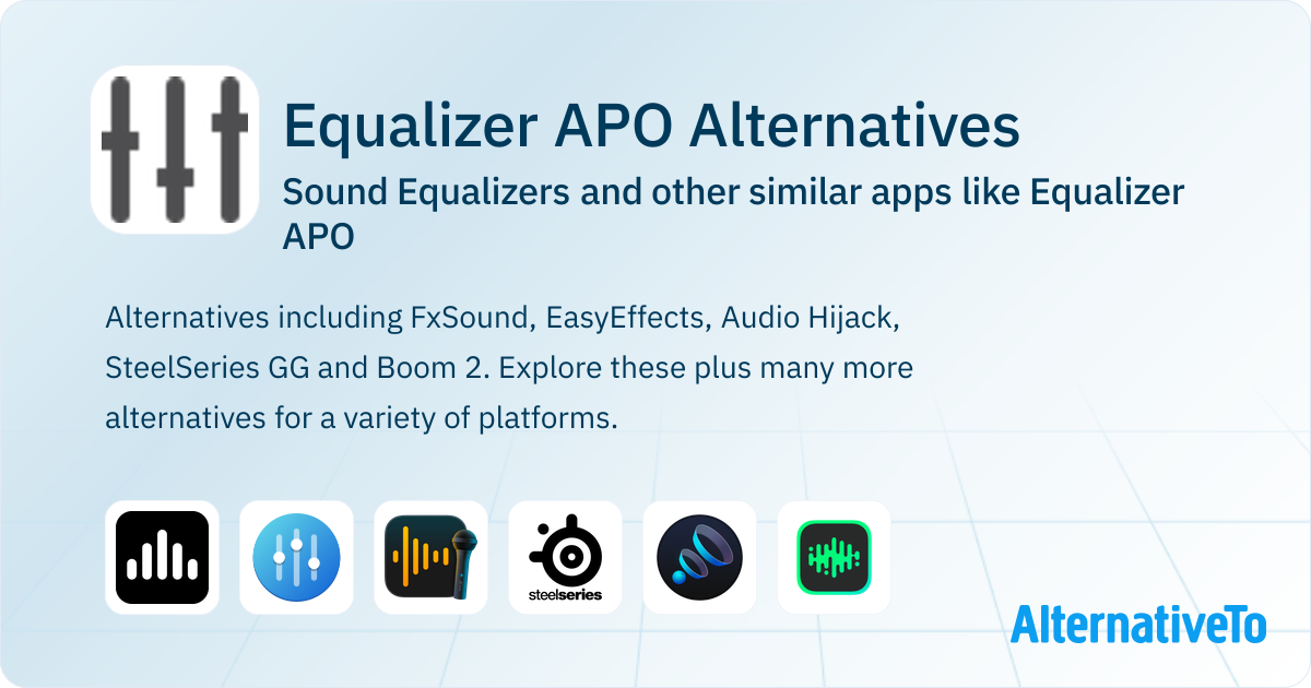 Equalizer APO Alternatives: Top 12 Sound Equalizers & Similar Apps ...