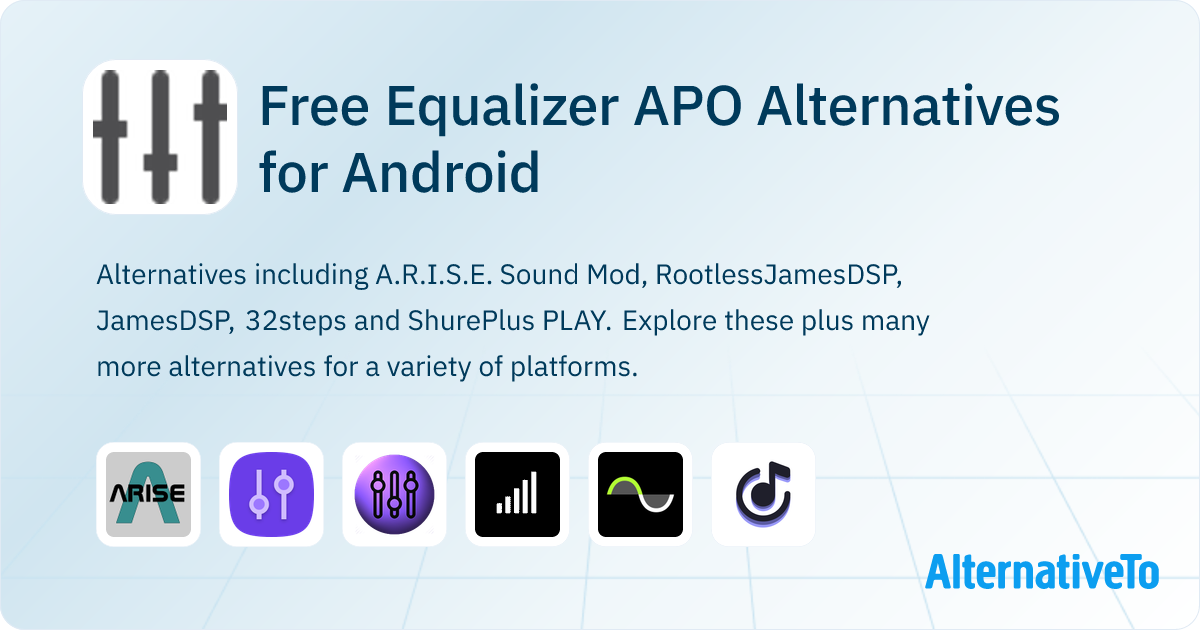 Free Equalizer APO Alternatives for Android: Top 8 Sound Equalizers ...