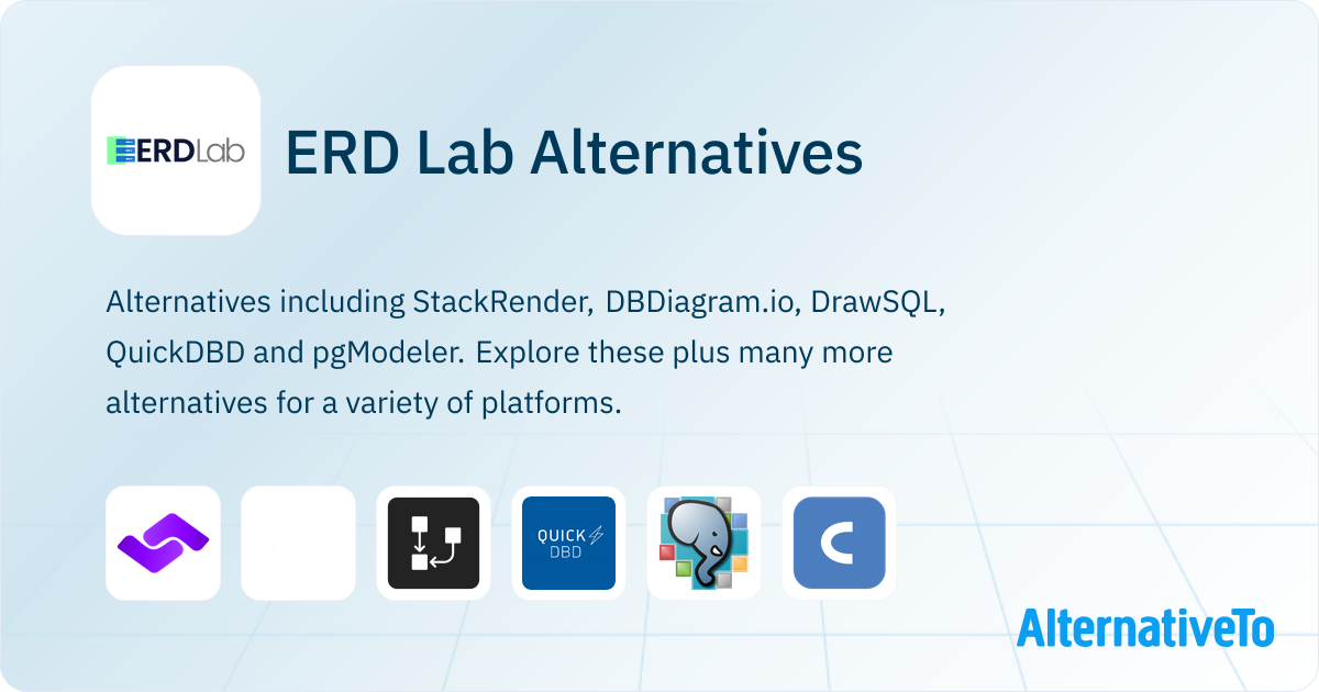 ERD Lab Alternatives - Explore Similar Apps & Services | AlternativeTo