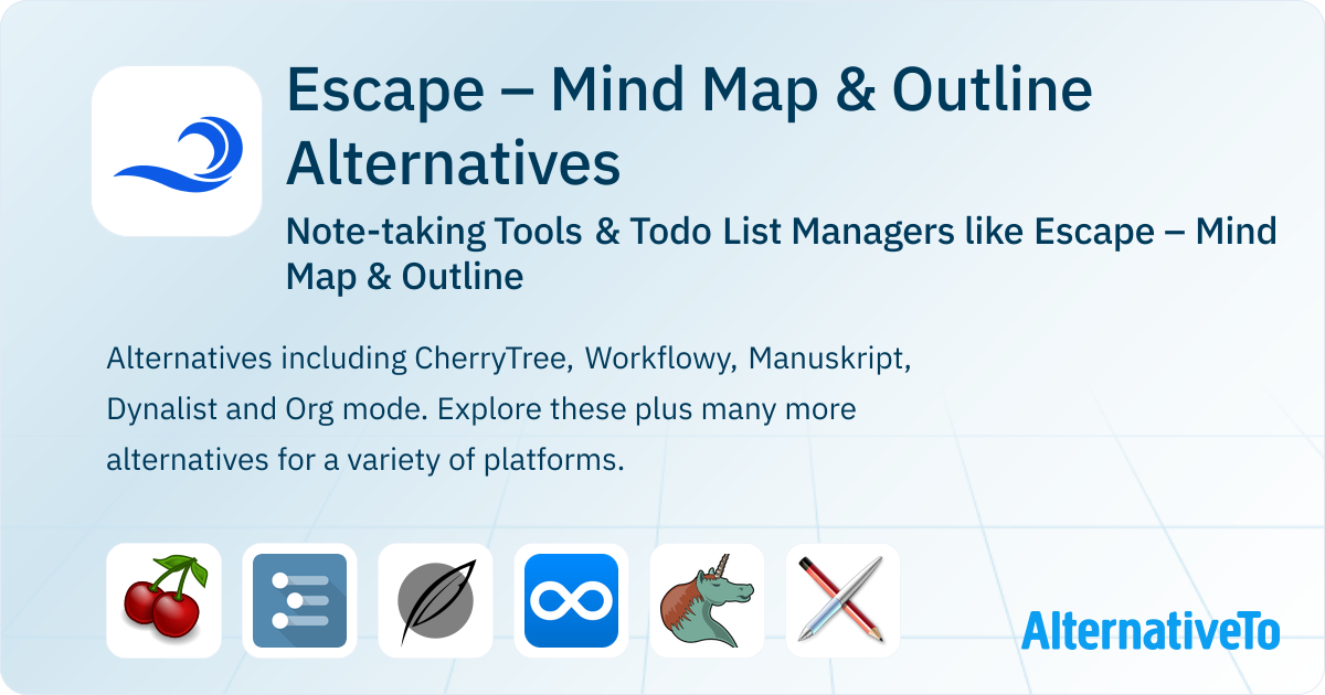 Escape – Mind Map & Outline Alternatives: Top 12 Note-taking Tools ...