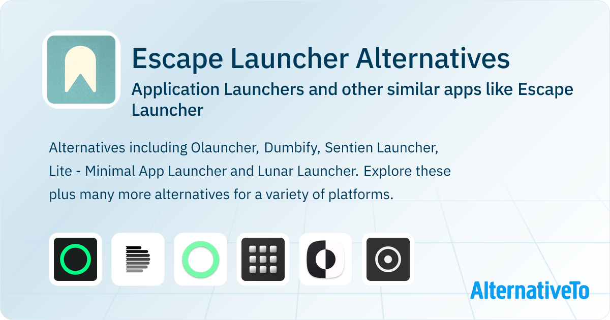 Escape Launcher Alternatives: Top 18 Application Launchers & Similar ...