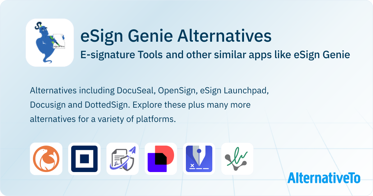 eSign Genie Alternatives: Top 12 E-signature Tools & Similar Apps ...