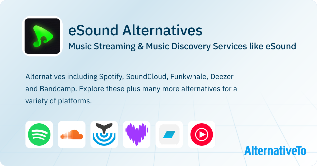 eSound Alternatives: Top 12 Music Streaming Services | AlternativeTo