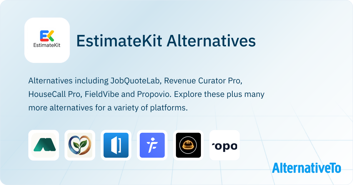EstimateKit Alternatives - Explore Similar Sites & Apps | AlternativeTo