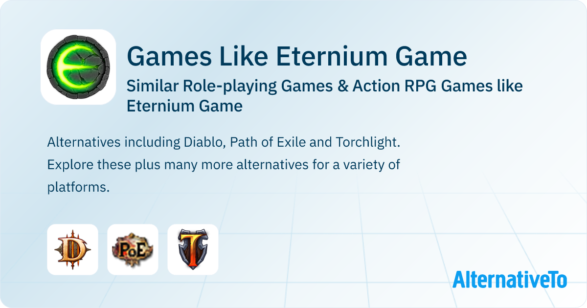 Games Like Eternium Game: Similar Role-playing Games 2025 | AlternativeTo