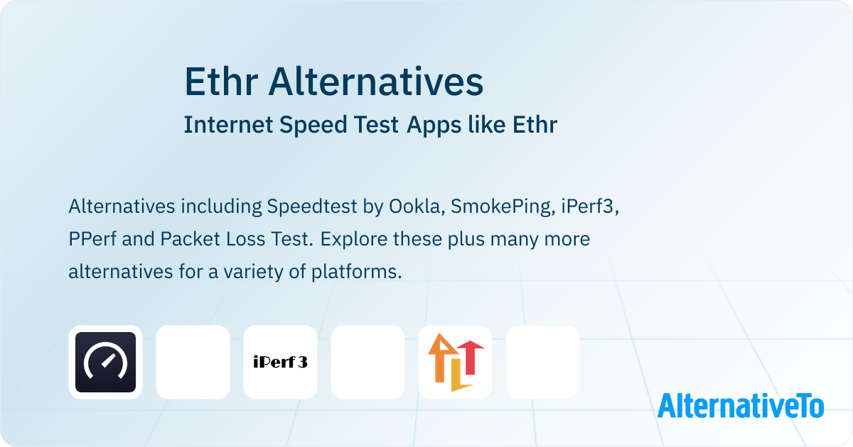 Ethr Alternatives: Top 12 Internet Speed Test & Similar Apps ...